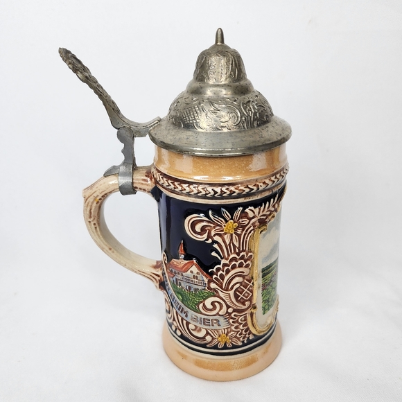 Germany Original Gerzit Beer Stein | Dining | Germany Original Gerzit Beer Stein Vintage 3d ...